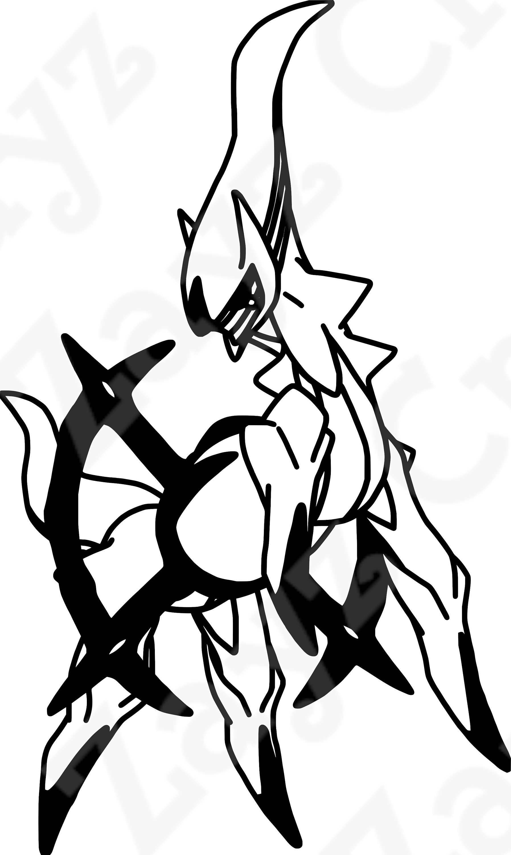 Pokemon Coloring Pages Arceus