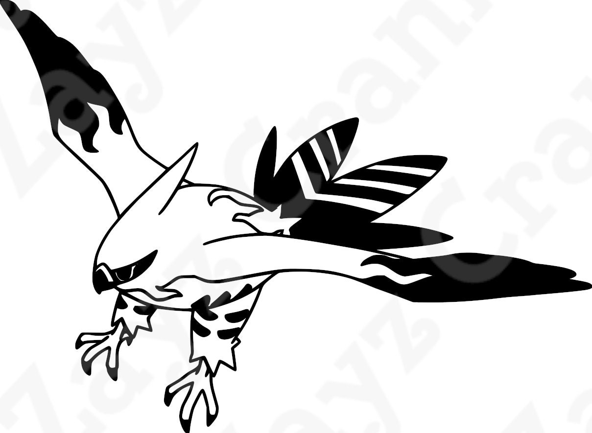 Pokemon Coloring Pages Talonflame Nicknames