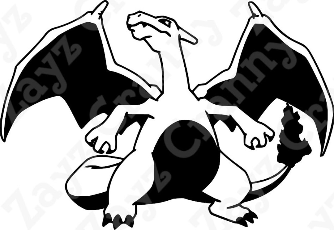 Charizard SVG File FLAT - Etsy Canada