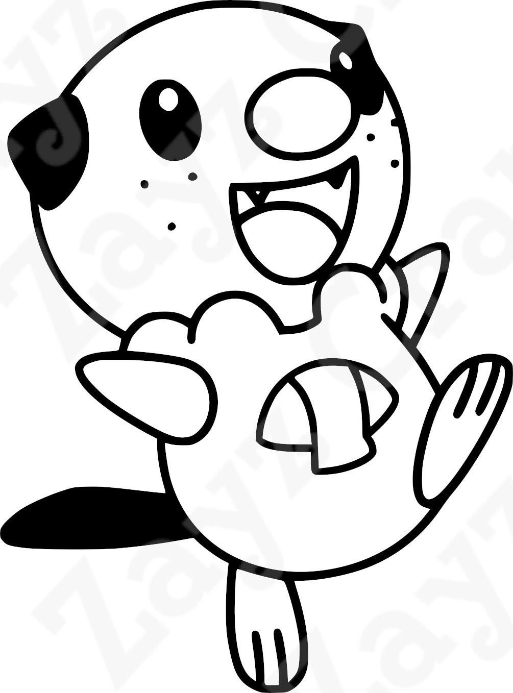 Oshawott Pokemon Coloring Pages