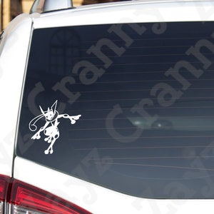 Greninja Pokemon Holo/white/black Vinyl Decal2 SIZES - Etsy