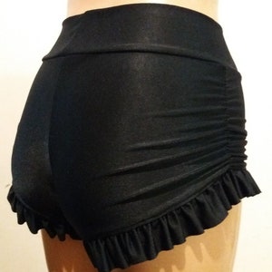 Black Ruffle Shorts/ Ruffle Shorts/ Womens Shorts/ Summer Shorts / Sexy ...
