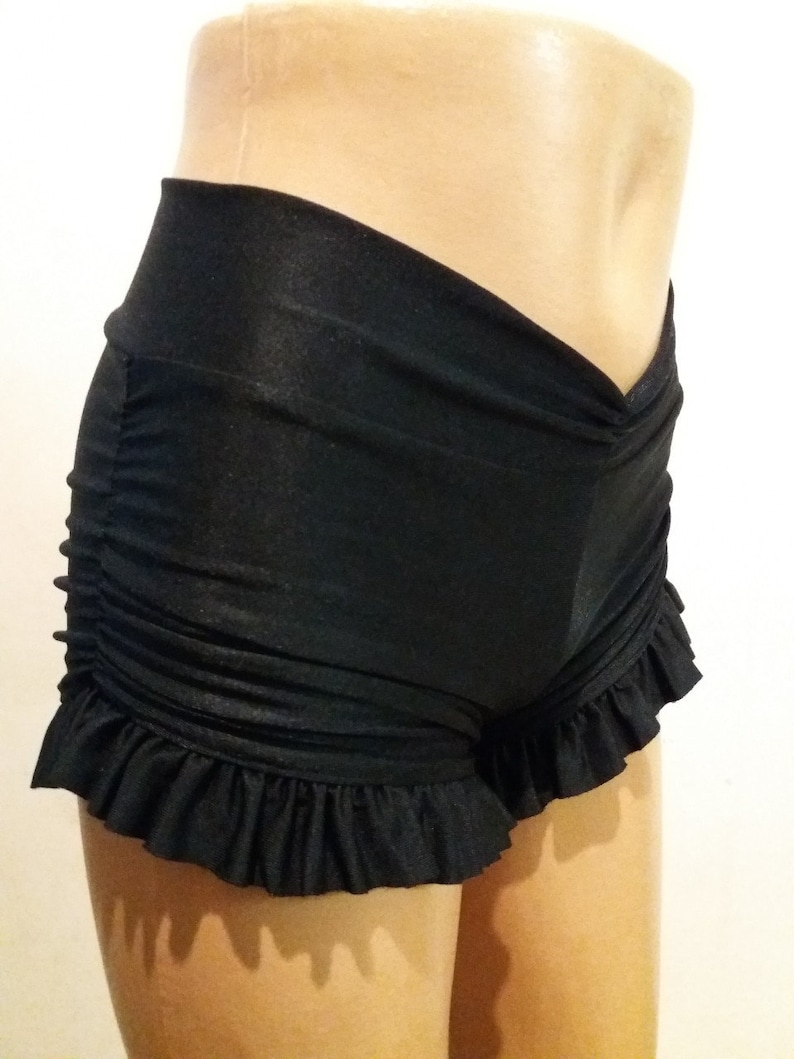 Black Ruffle Shorts/ Ruffle Shorts/ Womens Shorts/ Summer - Etsy