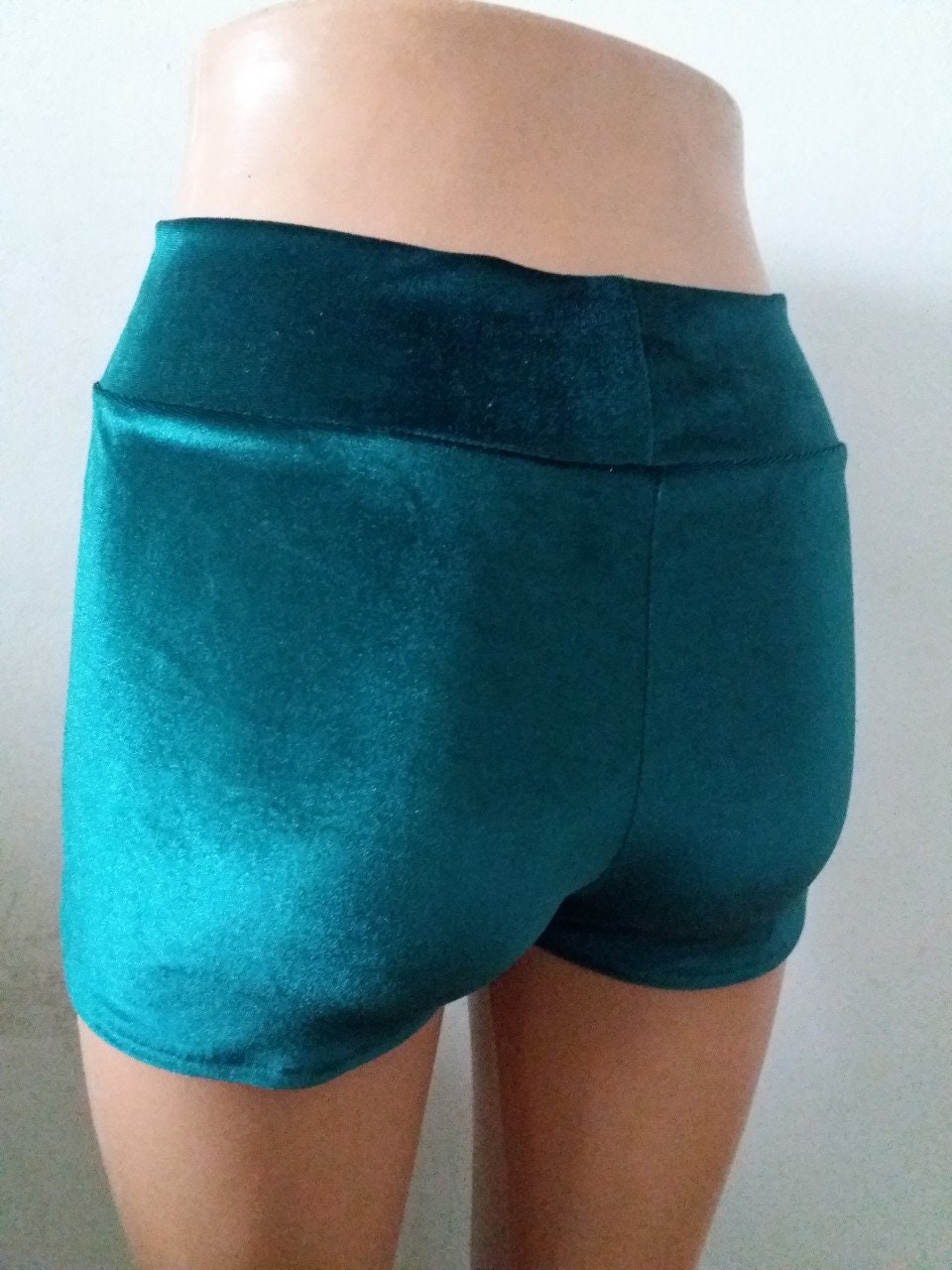Green Velvet Shorts/ Womens Shorts/ Men Shorts/ Yoga Shorts/ | Etsy