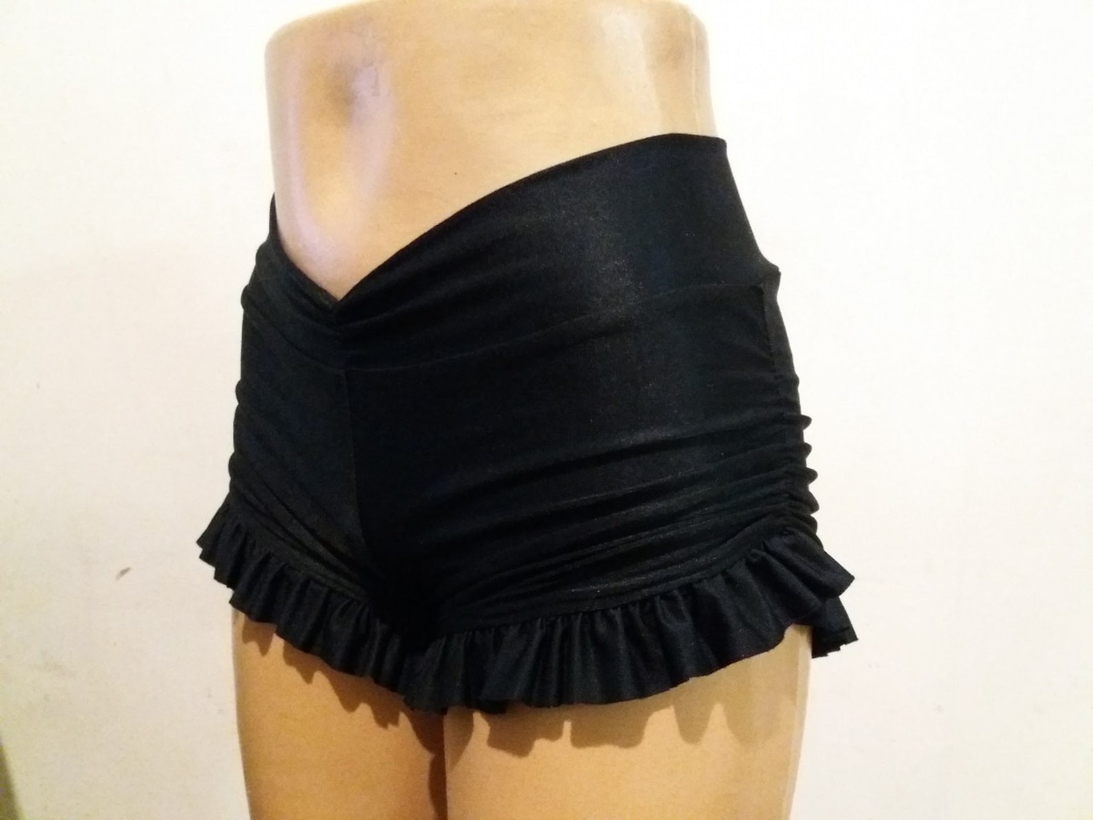 Black Ruffle Shorts/ Ruffle Shorts/ Womens Shorts/ Summer - Etsy