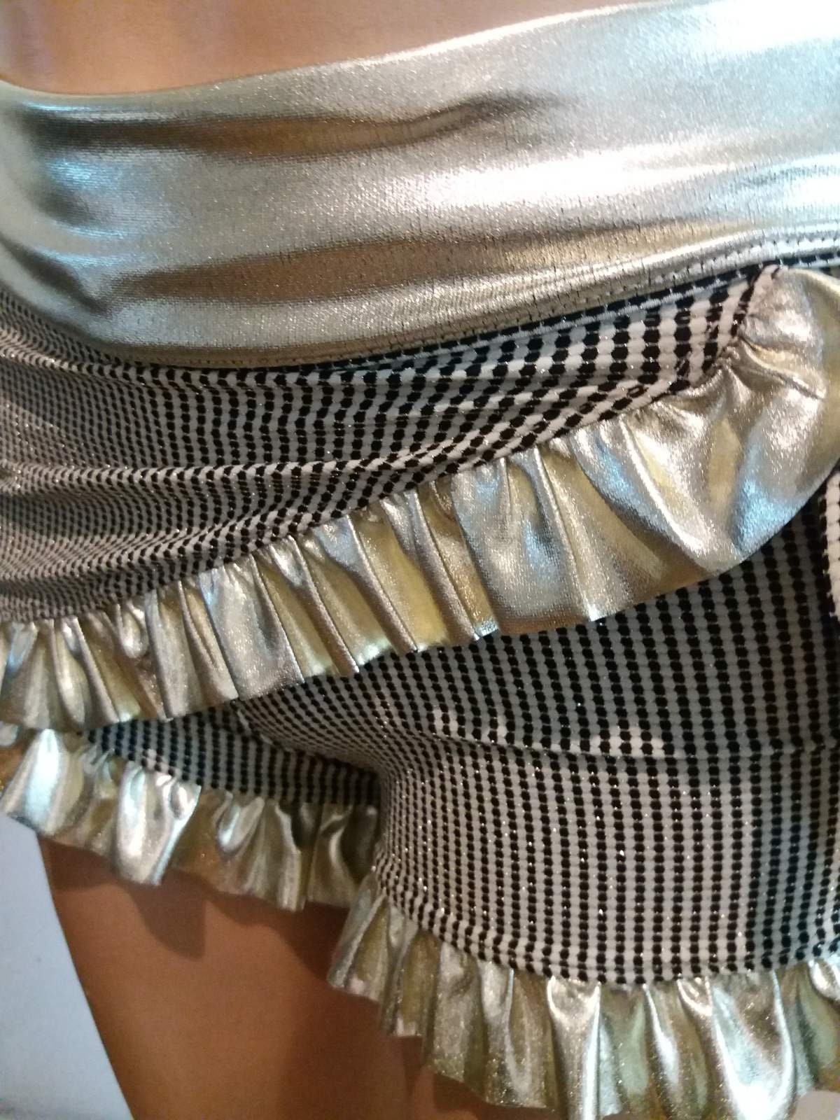 Sparkle Brown Beige Ruffle Shorts/ Golden Ruffle/ Booty Shorts/ Plus ...