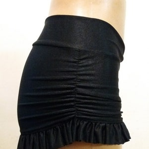 Black Ruffle Shorts/ Ruffle Shorts/ Womens Shorts/ Summer Shorts / Sexy ...