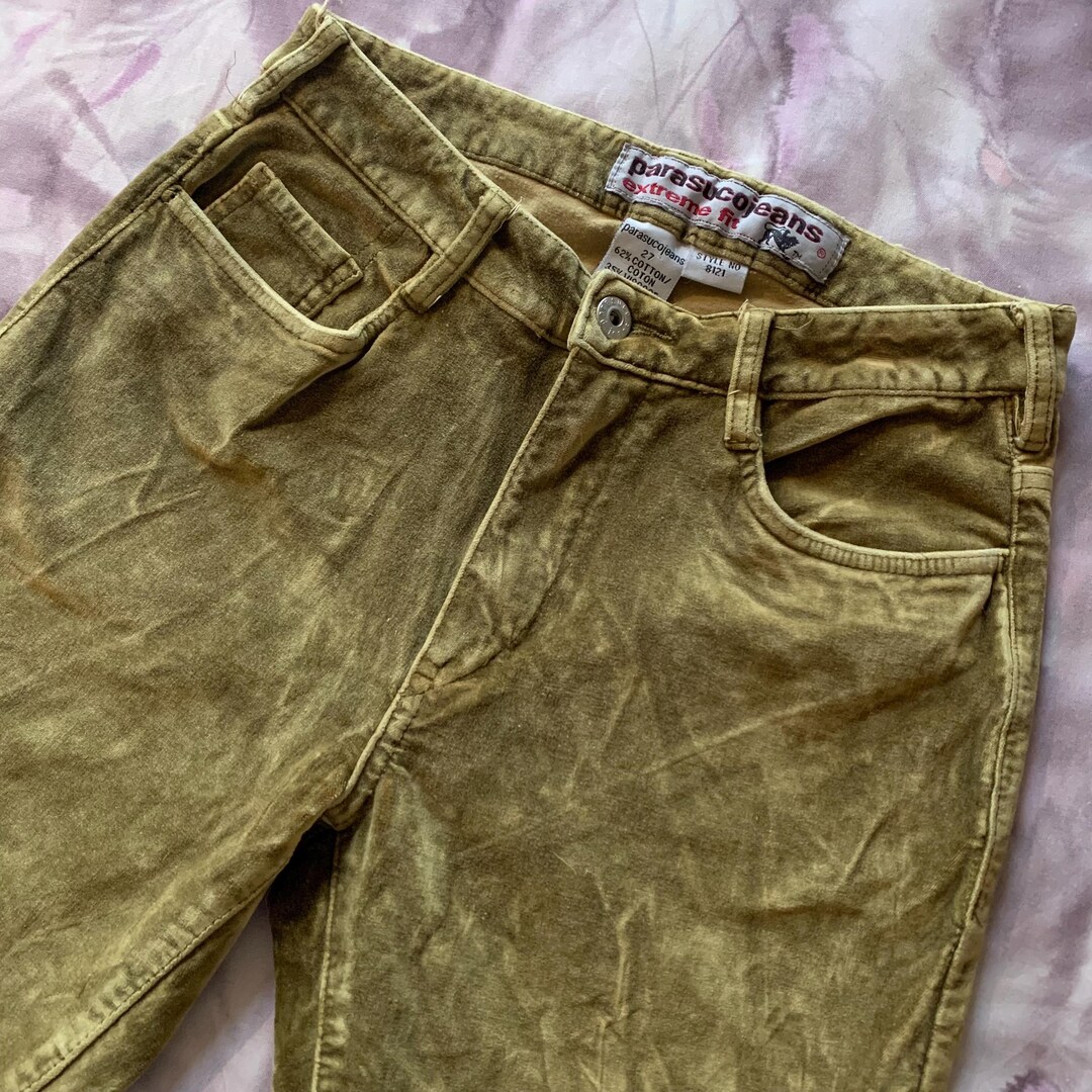 Parasuco Extreme Fit (27) Jeans Denim Cotton Crushed Velvet Velvetine ...