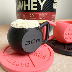 Kettlebell Protein Scoop 30g: 3D Printed Gym Gift - Etsy