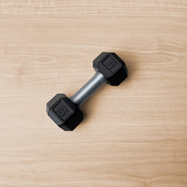 Baby Rattle Set: 3D Printed Dumbbell & Kettlebell, Fitness Gift - Etsy