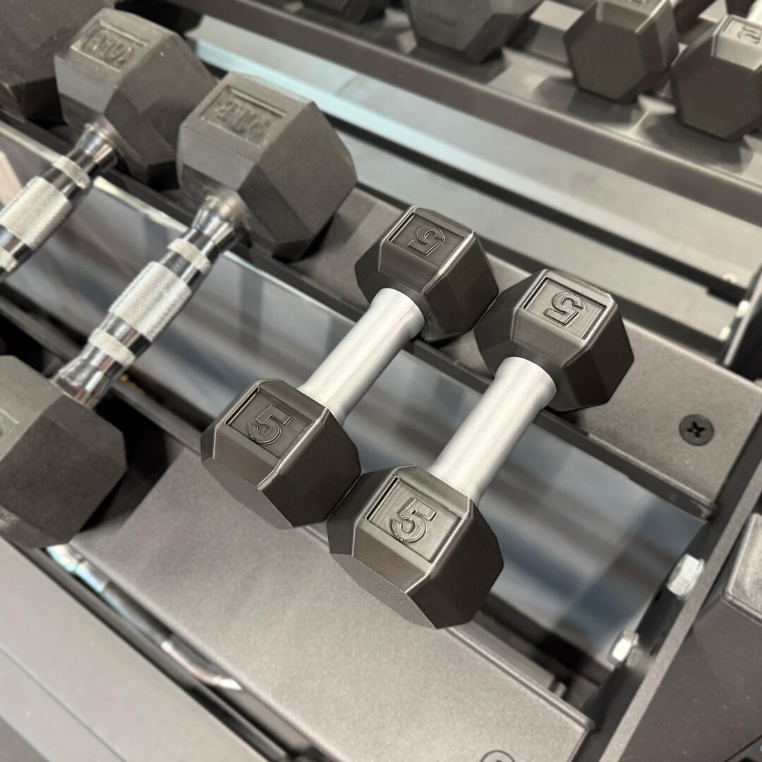 Toy Dumbbells for Kids: 3D Printed Pretend Weights, Fitness Gift - Set ...