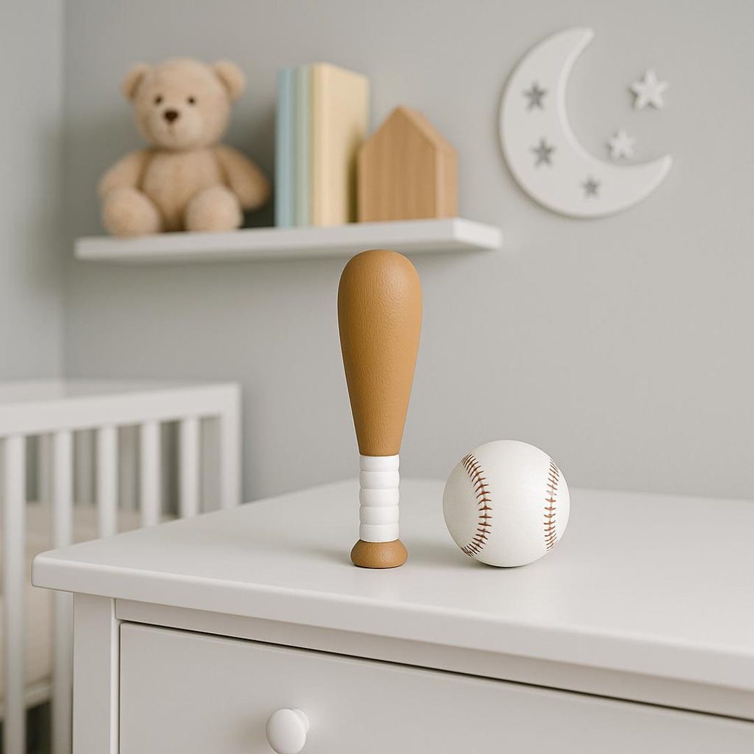 Baby Rattle Baseball Bat – Baseball-inspired Gift for Baby, Baseball ...