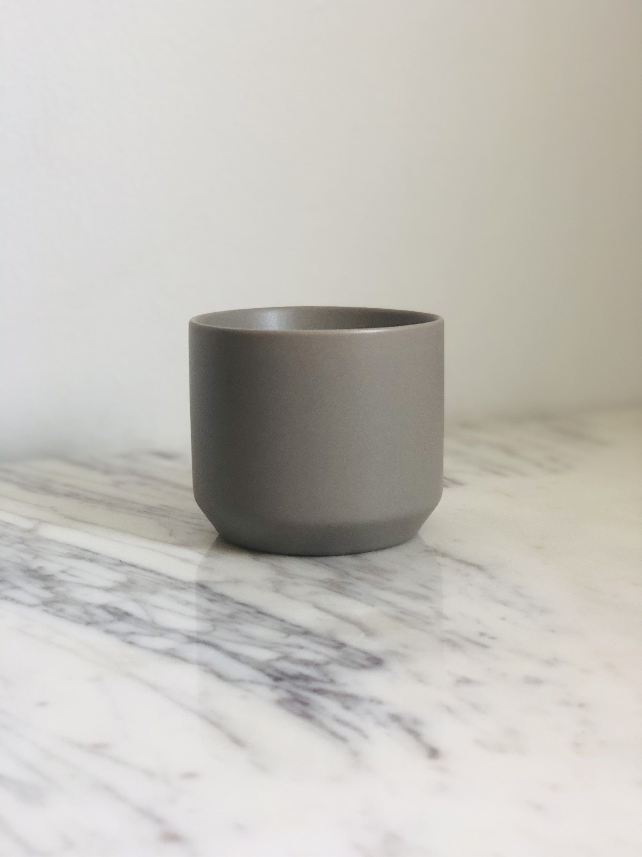 Modern Matte Pot Neutral Tone Grey Planter - Etsy