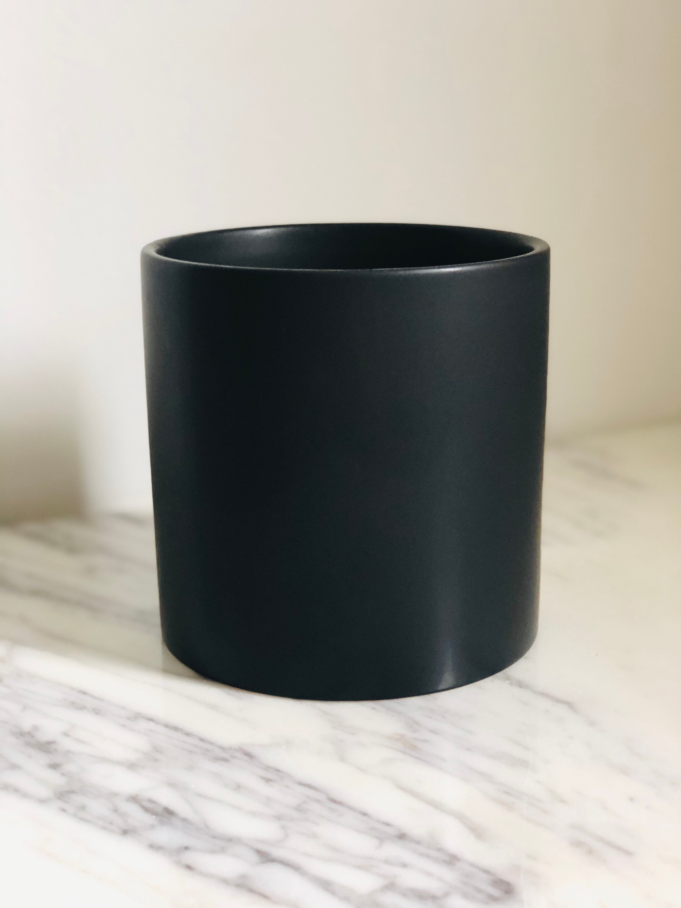 Minimalist Planter Glazed Black Decorative Pot in Multiple - Etsy