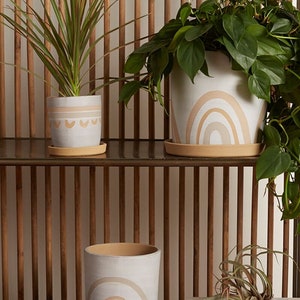 Arches Planter - Saucer Planter - 4.5” Ceramic Pot - Etsy