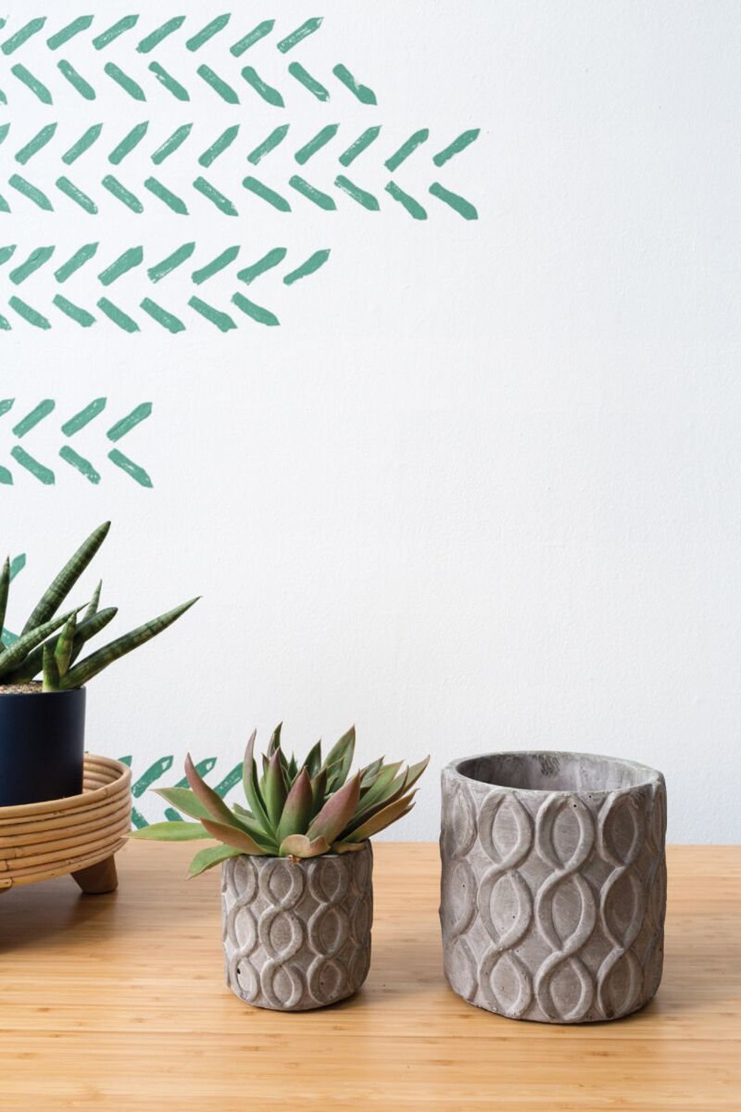 Infinity Planter - Grey Ceramic Pot - Planter for Houseplants - Etsy