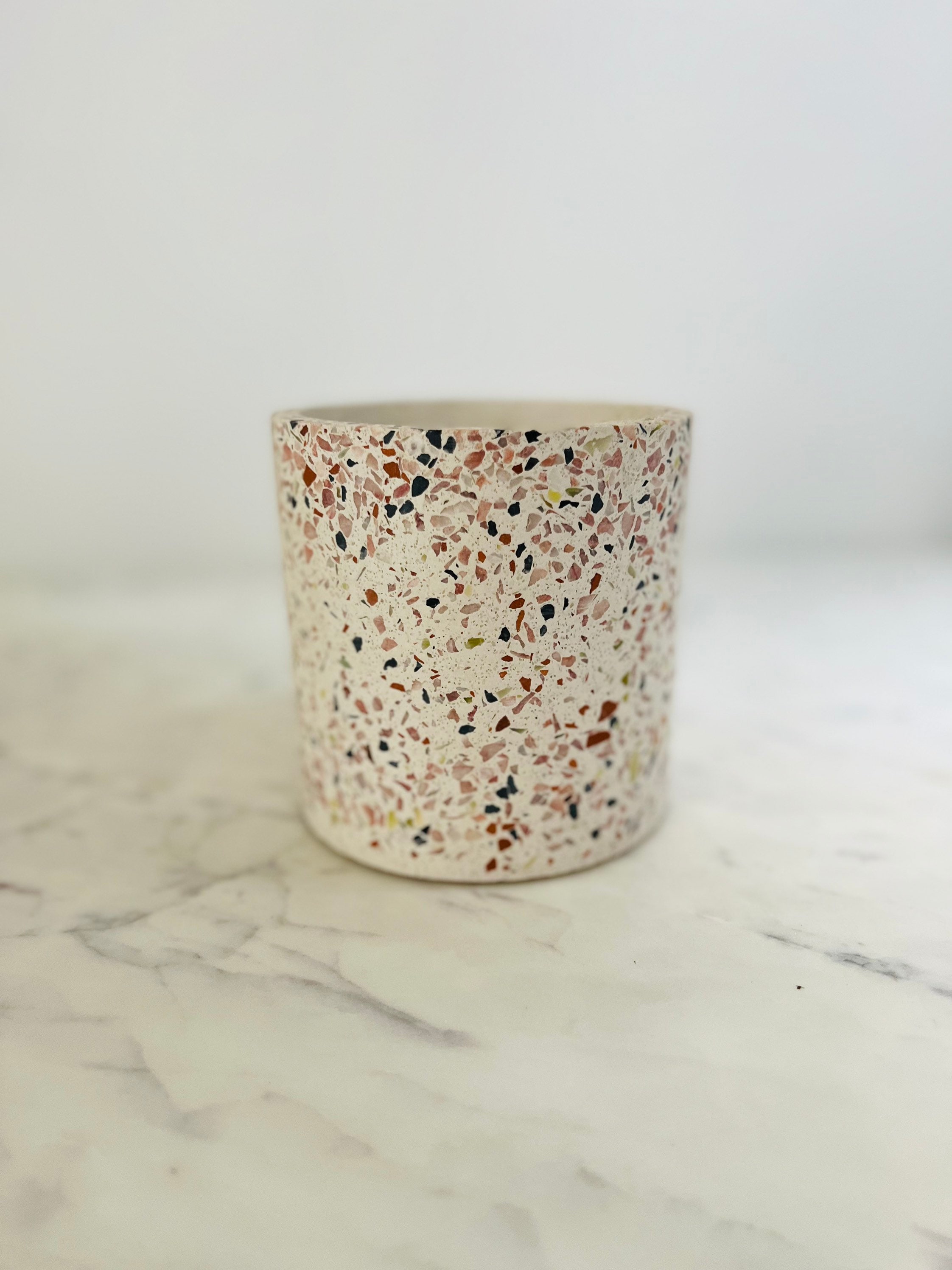 Asher Pot Terrazzo Cement Planter Pot for Plants - Etsy