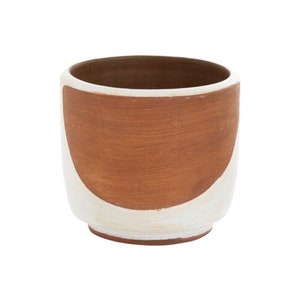 Canyon Planter Two Tone Boho Pot 5.75 Ceramic Pot - Etsy