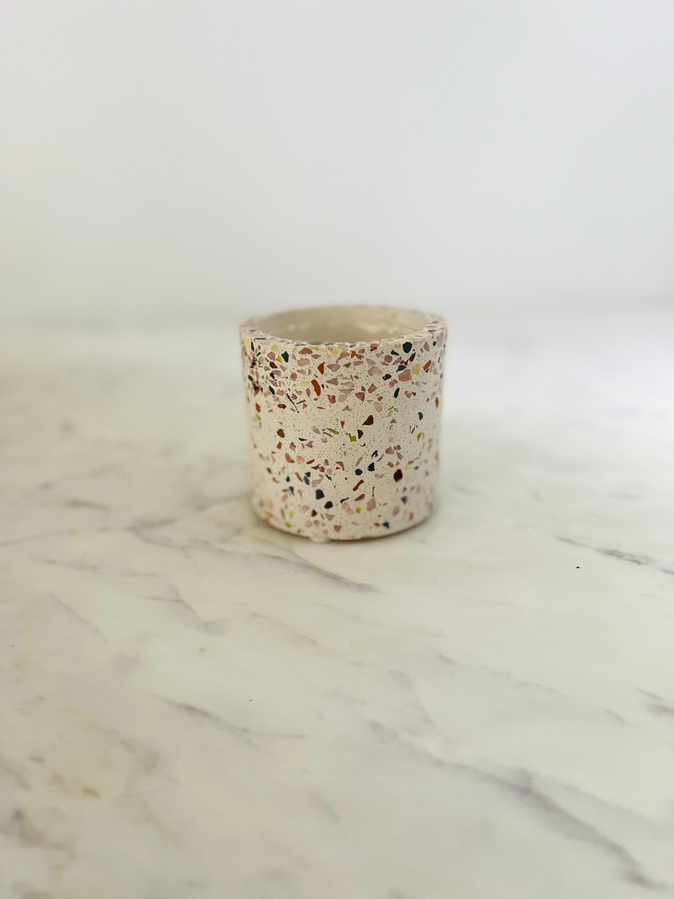 Asher Pot Terrazzo Cement Planter Pot for Plants - Etsy