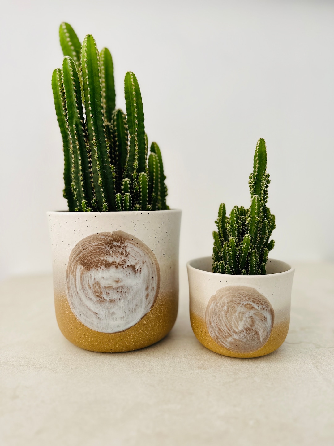 Lunar Planter - Japandi Decor - Minimalist Pot for Plants - Etsy