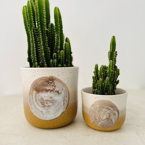 Lunar Planter - Japandi Decor - Minimalist Pot for Plants - Etsy