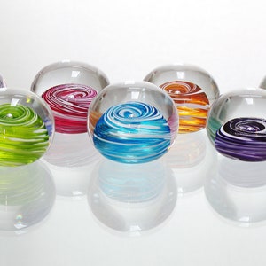 Colour Swirl Paperweight - Etsy