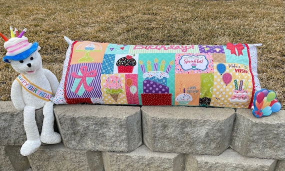 Birthday Bench Pillow Pattern pattern Only - Etsy