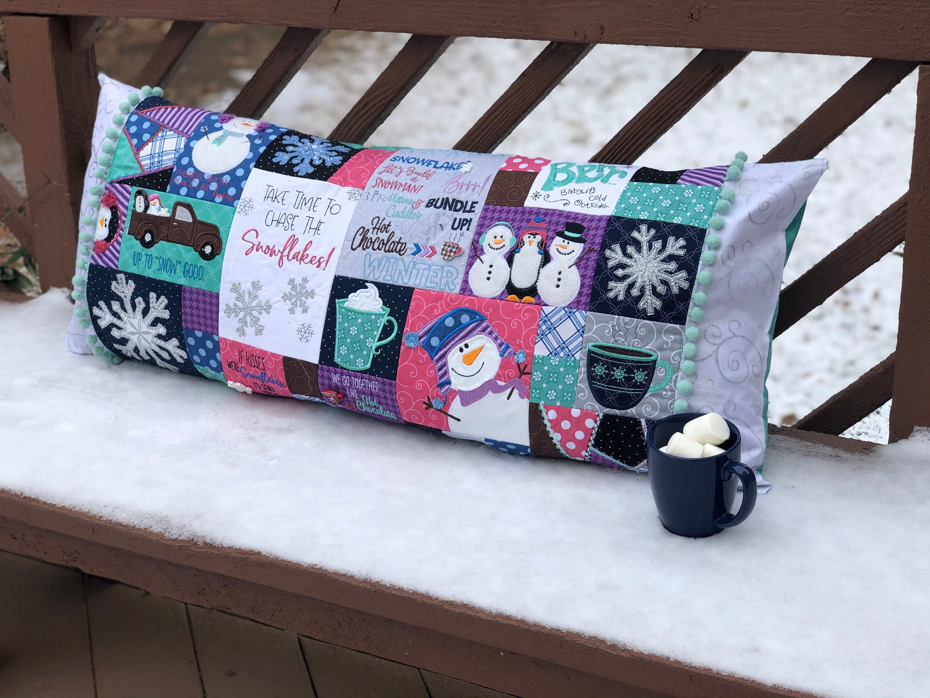 Winter Bench Pillow Pattern (pattern Only) - Etsy
