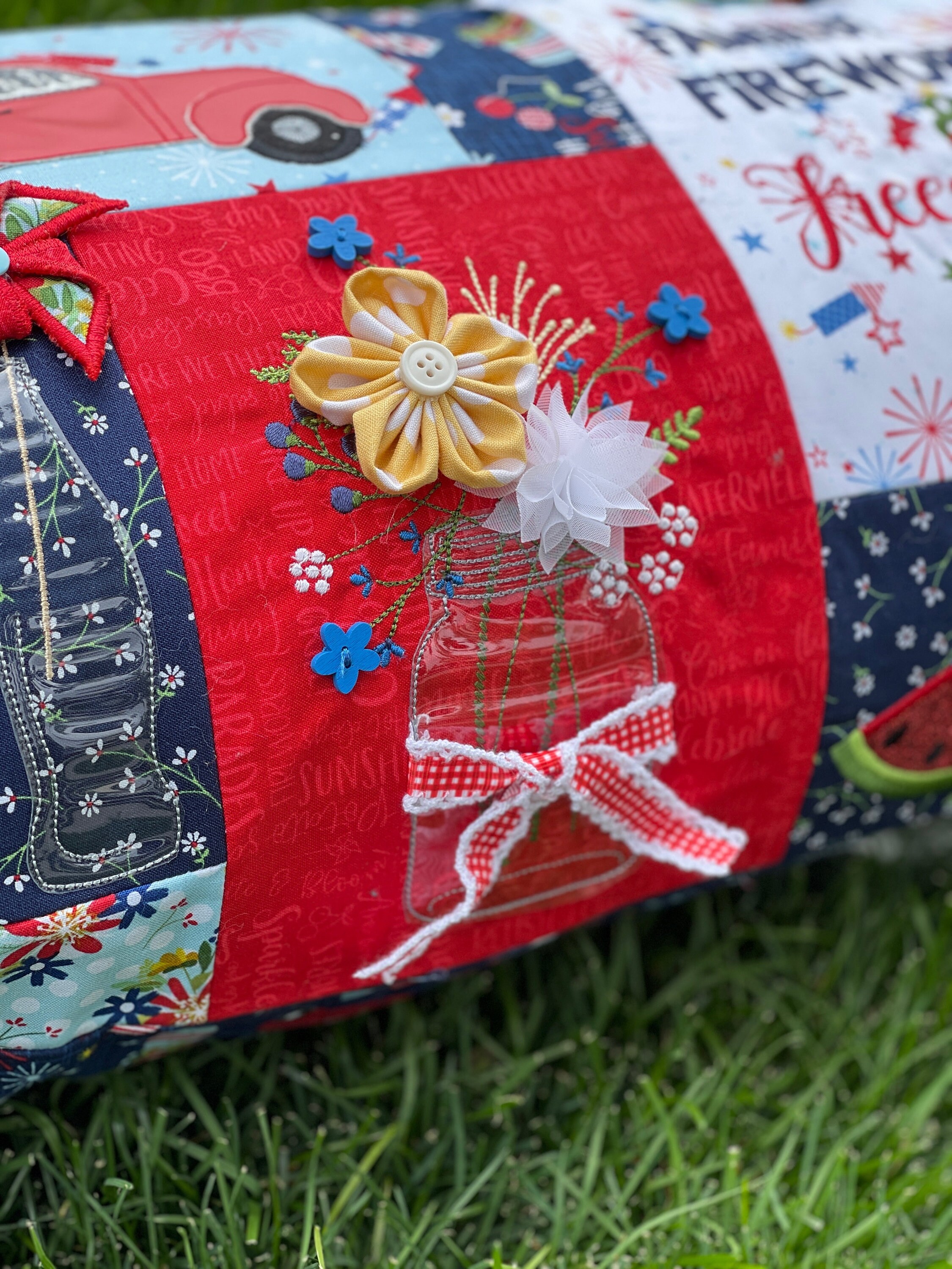 July Bench Pillow Pattern (pattern Only) - Etsy