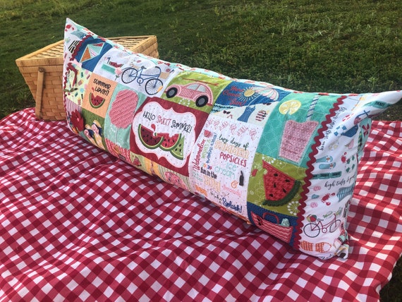 Summer Bench Pillow Pattern includes 1 Embroidery Design - Etsy