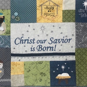 Nativity Bench Pillow Pattern (includes 1 Original Embroidery Design ...