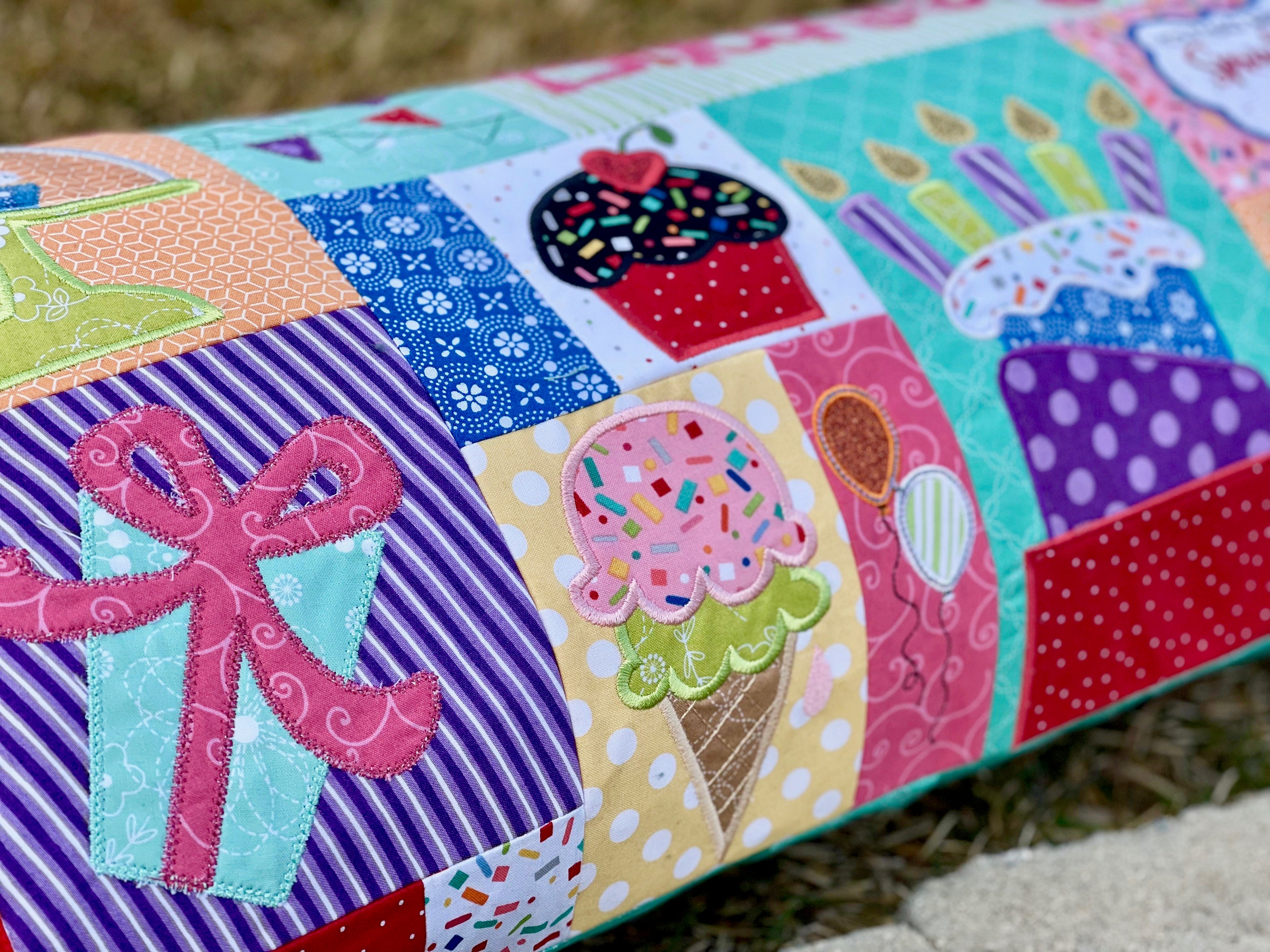 Birthday Bench Pillow Pattern pattern Only - Etsy
