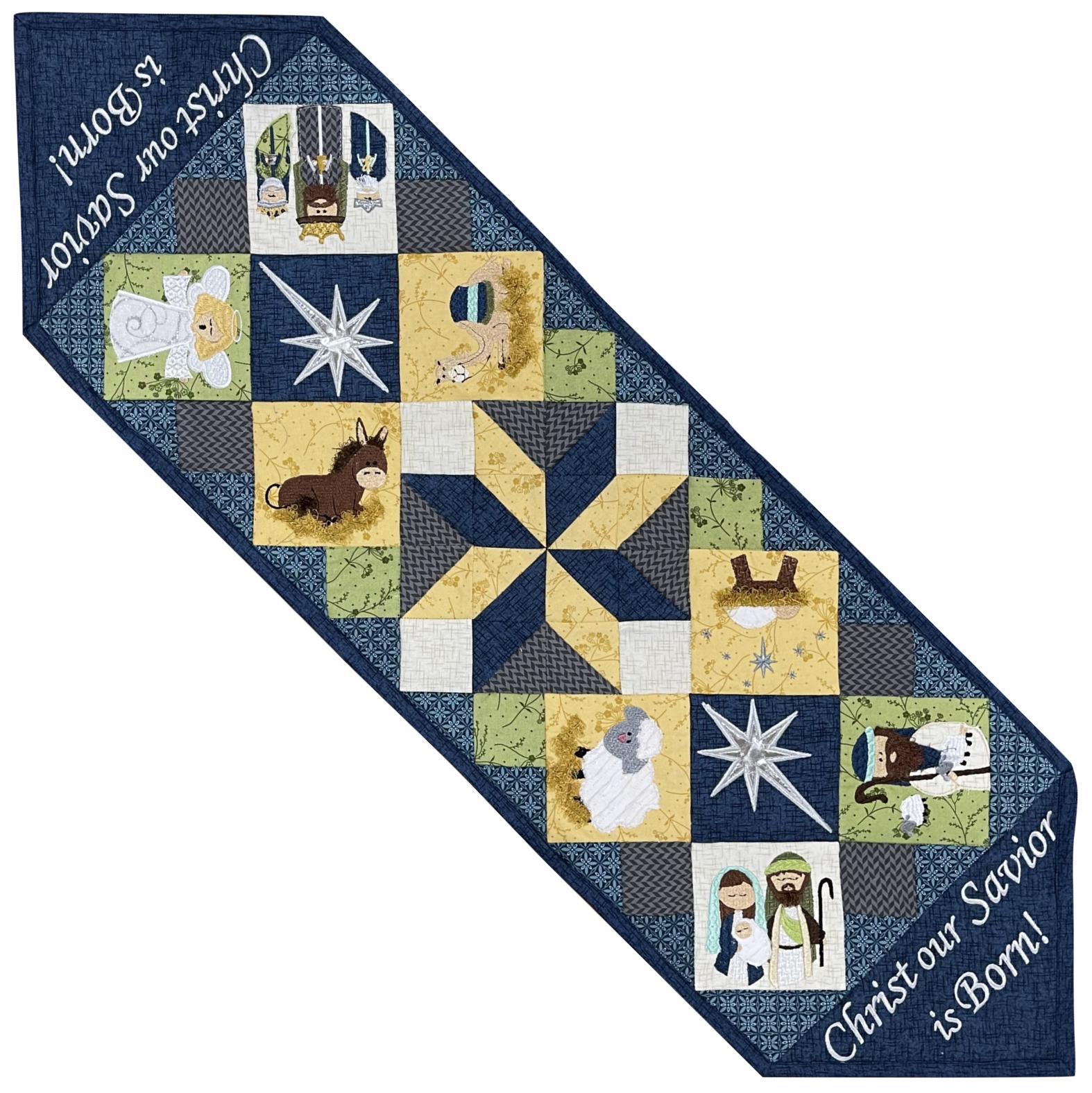 Nativity Table Runner Pattern (includes 1 Embroidery Design) - Etsy