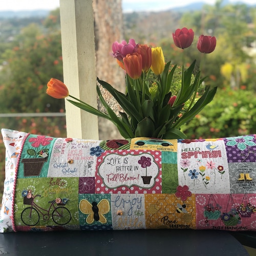 Spring Bench Pillow Pattern pattern Only - Etsy