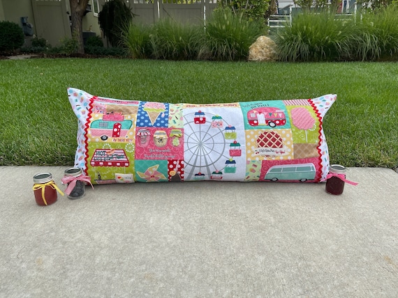 Carnival Bench Pillow Pattern pattern Only - Etsy