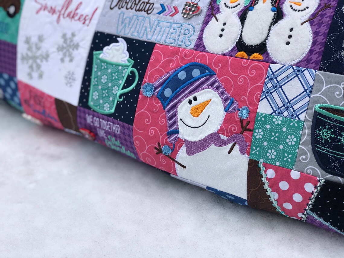 Winter Bench Pillow Pattern (pattern Only) - Etsy