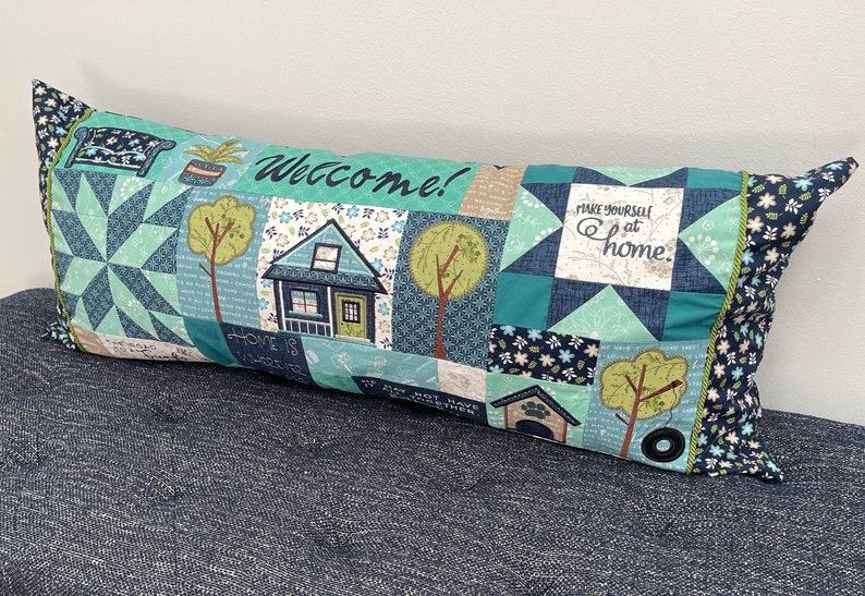 Make Yourself at Home Bench Pillow Pattern - Etsy