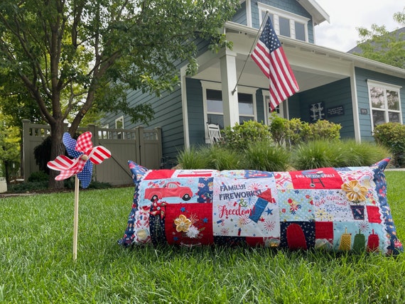 July Bench Pillow Pattern pattern Only - Etsy