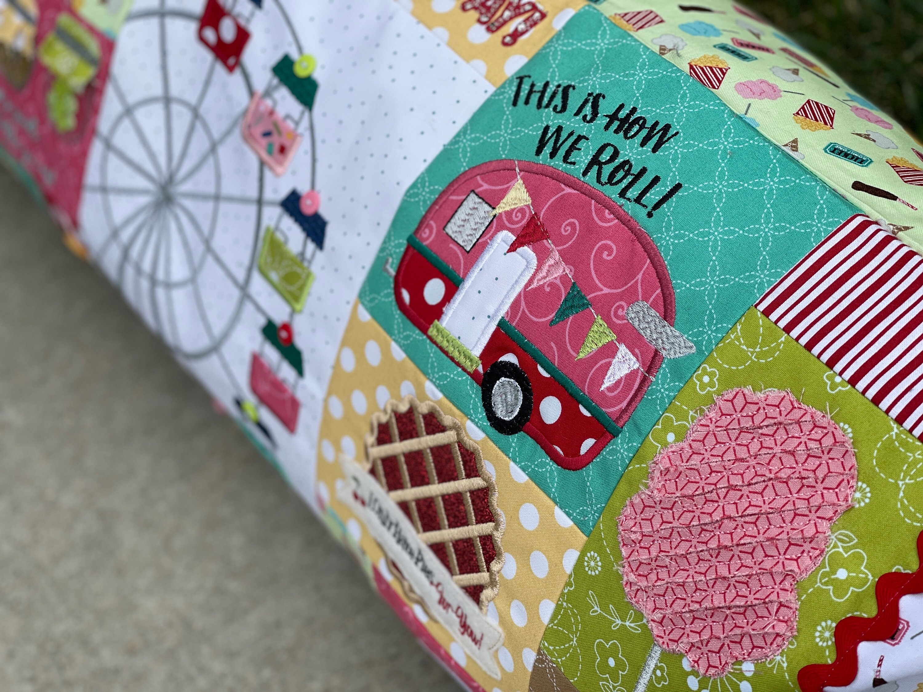 Carnival Bench Pillow Pattern (pattern Only) - Etsy