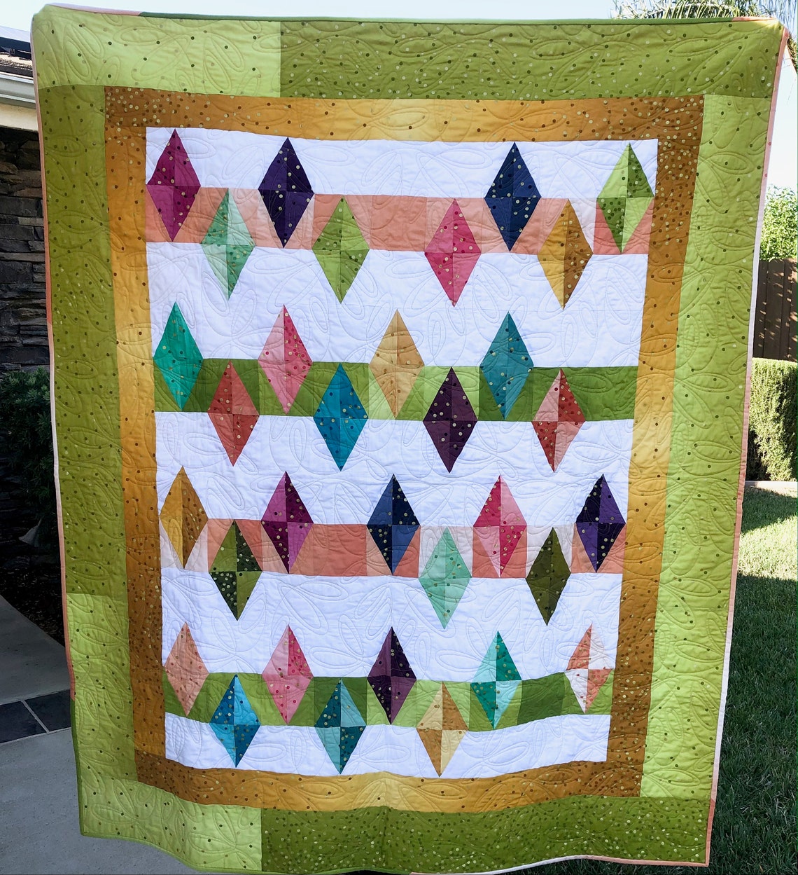 Diamond Quilt Pattern - Etsy