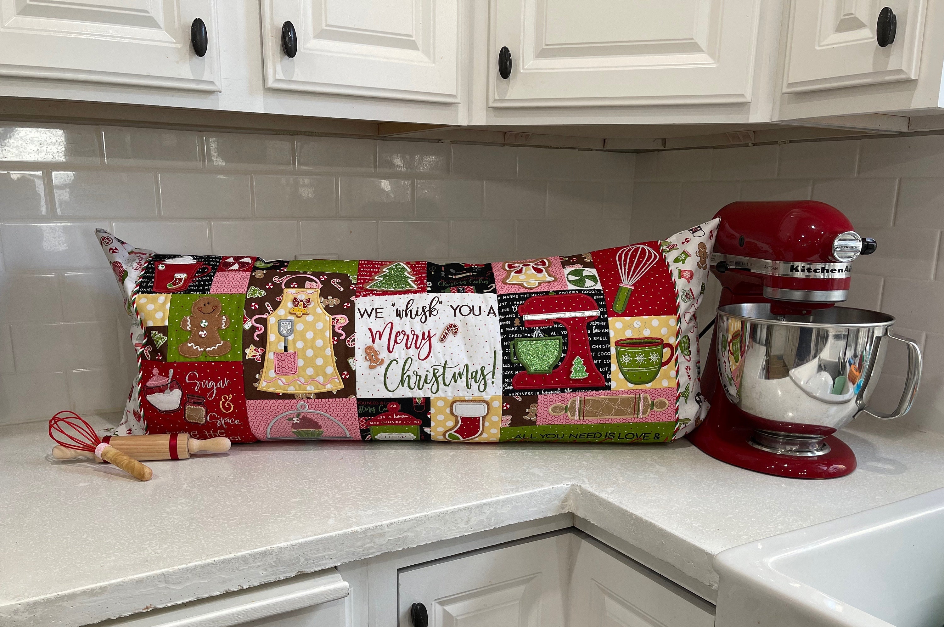 We Whisk You a Merry Christmas Bench Pillow Pattern - Pattern Only (no ...