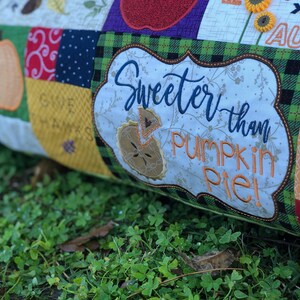 Fall Bench Pillow Pattern - Pattern Only (no Embroidery Files) - Etsy