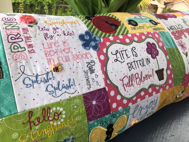 Spring Bench Pillow Pattern (pattern Only) - Etsy