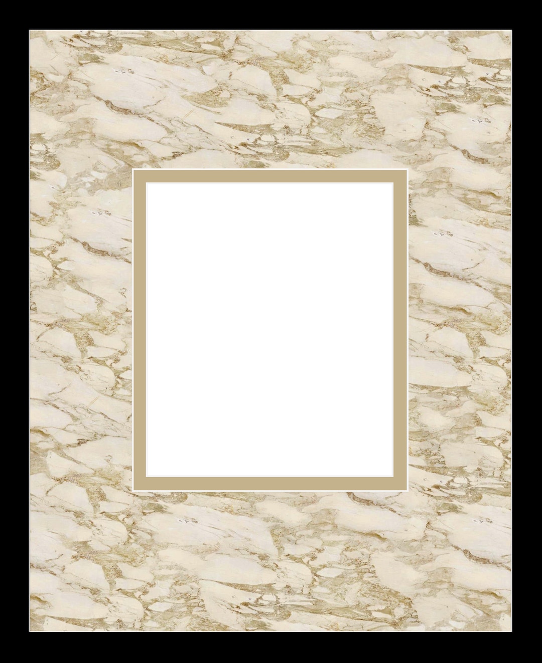 White Marble Printed Double Layer Photo Mat - Etsy