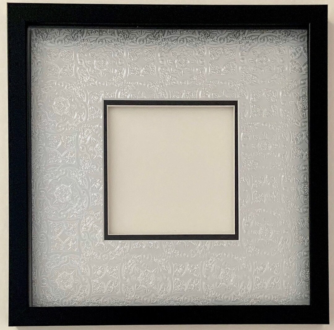 11x14 Silver Embossed Double Layer Photo Mat - Etsy