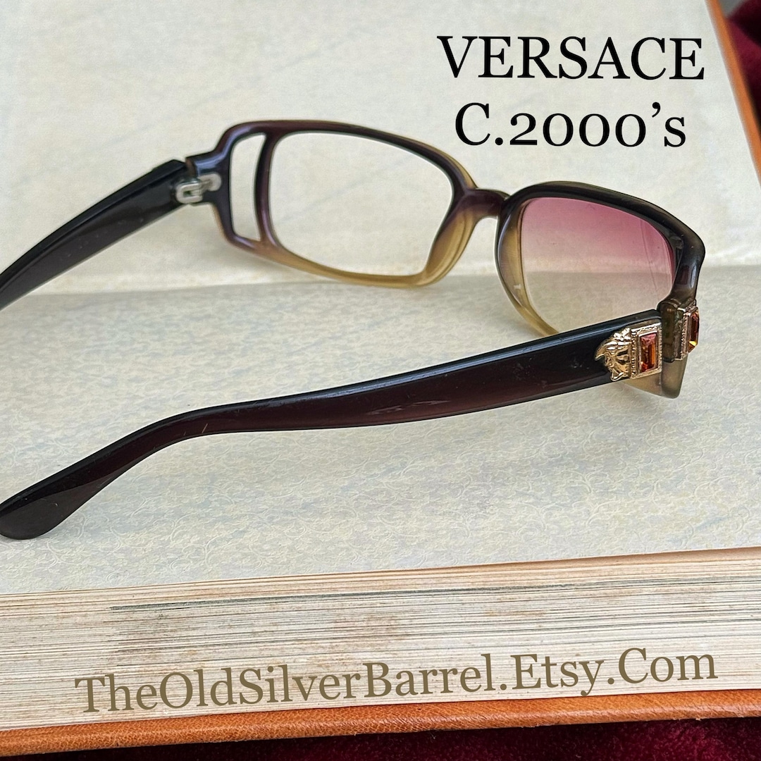 Rare VERSACE Tortoise Shell Glasses, Vintage Versace, Versace Reading ...