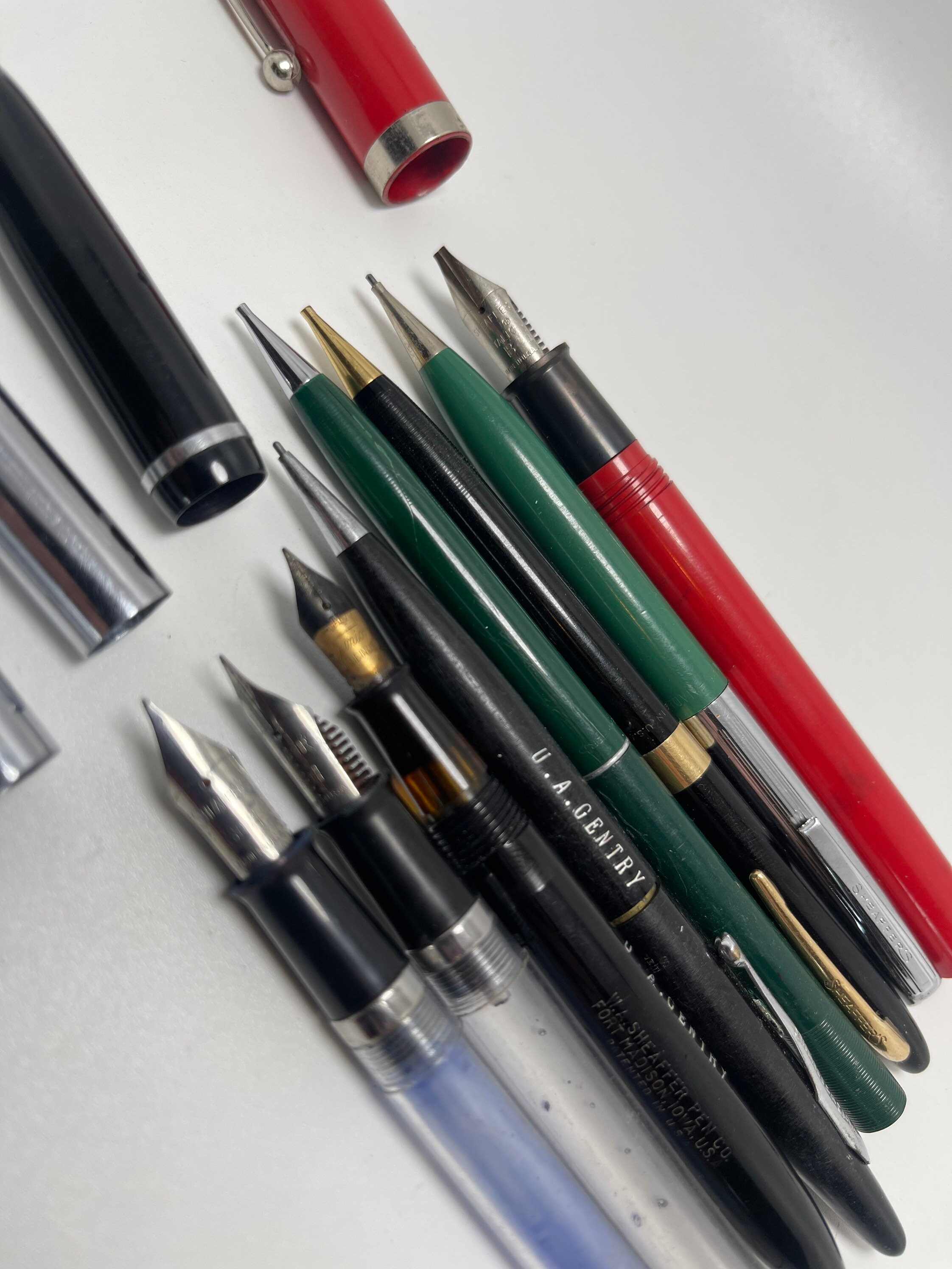 Vintage Sheaffer Fountain Pens Lot, Sheaffer Pencils Lot, Lot of ...