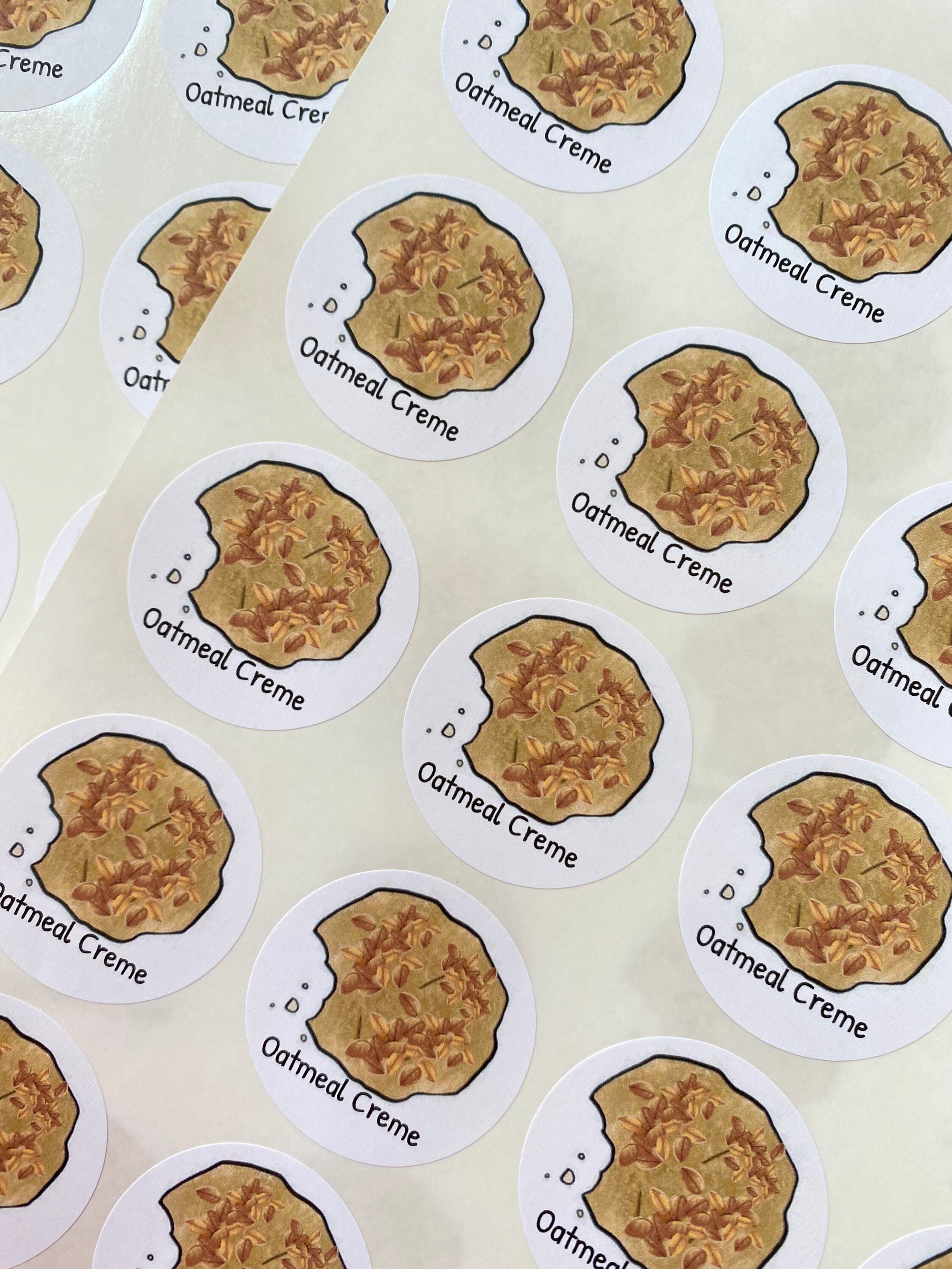 Cute Cookie Flavor Stickers / Custom Cookie flavor stickers - Etsy.de