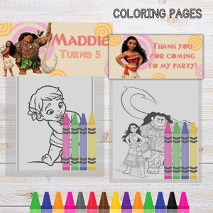 crayola moana coloring pages