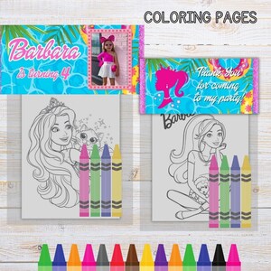 crayola color alive coloring pages barbie